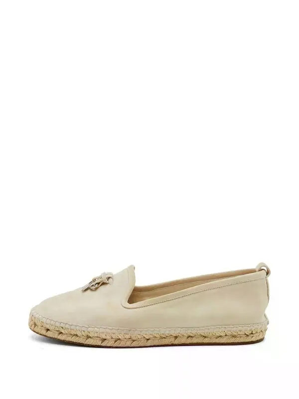 Loro Piana My Charms Suede Espadrilles - Neutrals