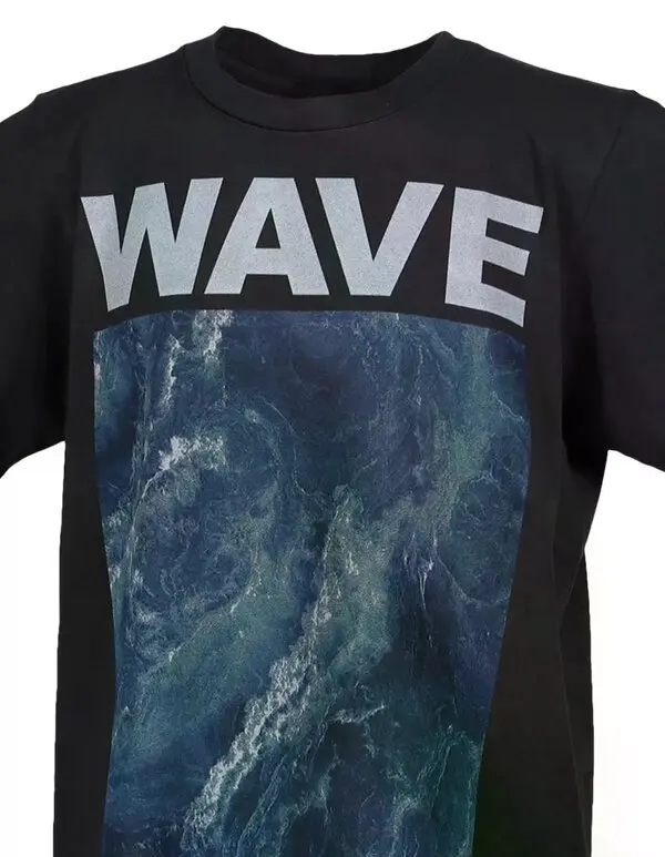 JUN/NAKAYAMA Wave Graphic-print T-shirt