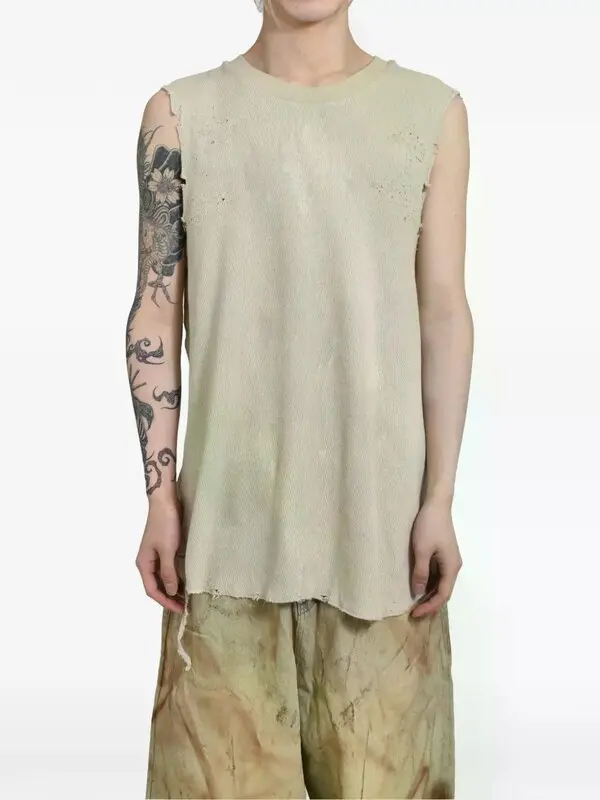 JUN/NAKAYAMA Distressed Thermal T-shirt