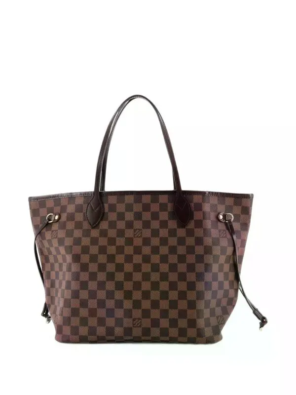 LOUIS VUITTON Neverfull Damier Mm Tote Bag - Brown