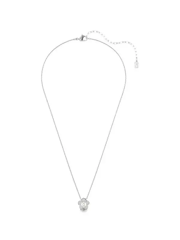 SWAROVSKI X Ariana Grande Crystal-embellished Floral Necklace - Silver