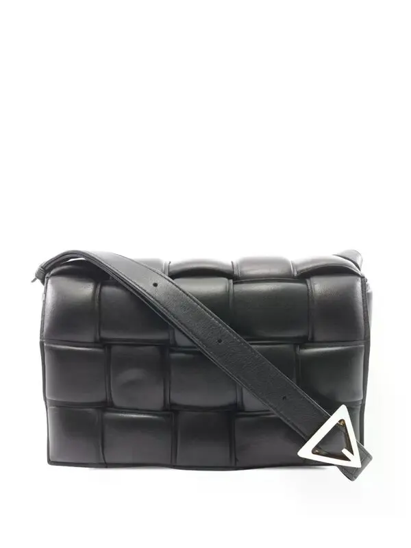 Bottega Veneta Nappa Cassette Cross Body Bag - Black