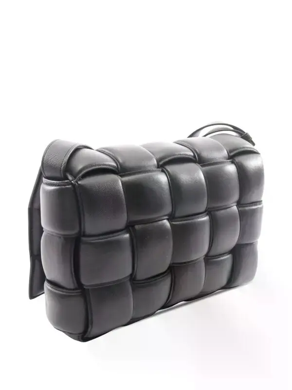 Bottega Veneta Nappa Cassette Cross Body Bag - Black