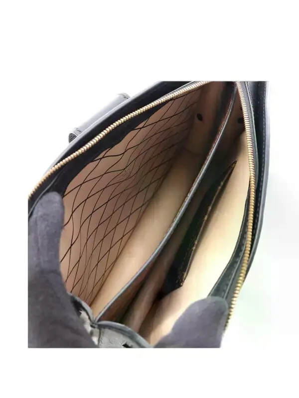 LOUIS VUITTON Monogram Reverse Canvas Trunk Clutch Bag