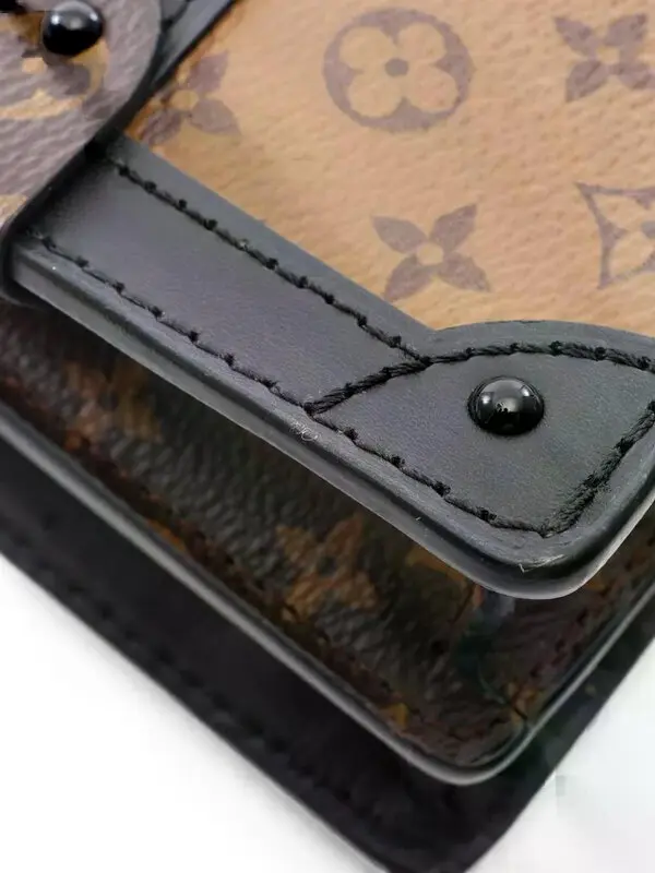 LOUIS VUITTON Monogram Reverse Canvas Trunk Clutch Bag