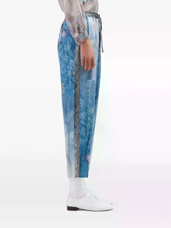 PIERRE-LOUIS MASCIA Printed Silk Trousers