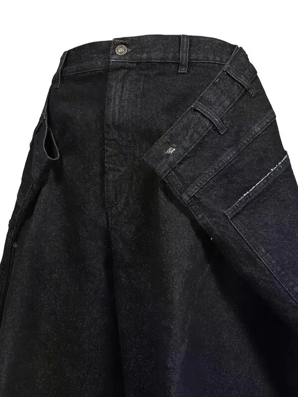 LỰU ĐẠN Cut-off Wide-fit Shorts