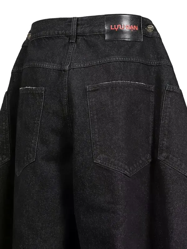LỰU ĐẠN Cut-off Wide-fit Shorts