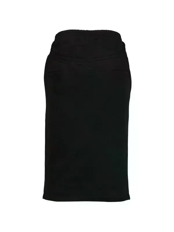 SRVC STUDIO Home Office Graphic-print Zip-slit Midi Skirt