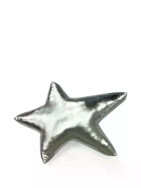 ALTER EGO X Lisa Star Metallic Pillow - Silver