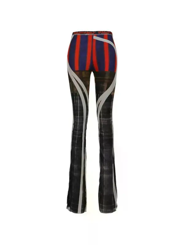 Ottolinger Racing Plaid Mesh Trousers