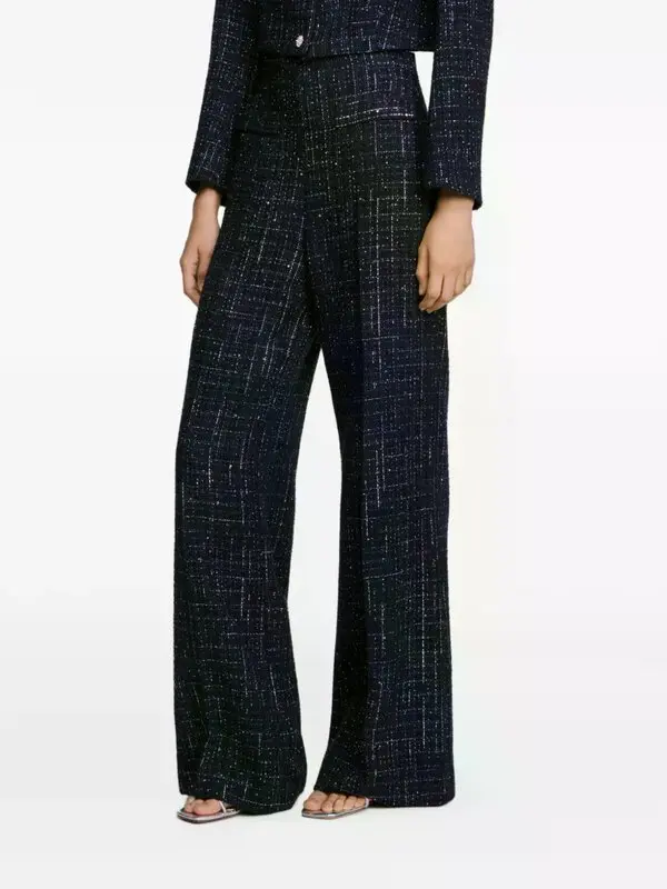 Sandro Sequin-embellished Tweed Trousers