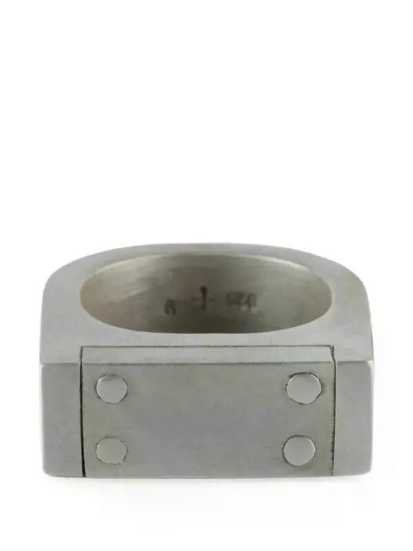 PARTS OF FOUR Plate Single Chunky-band Ring - Silver