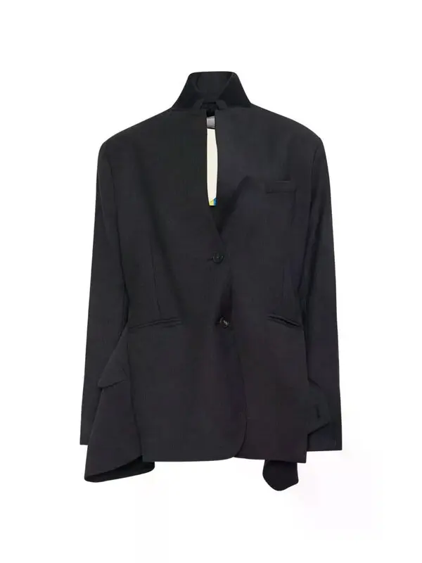 LITKOVSKA Tailored Peplum Blazer - Black