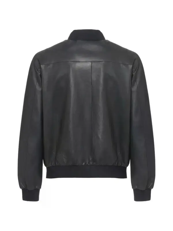 THE JACK LEATHERS Derek Zip-up Leather Jacket