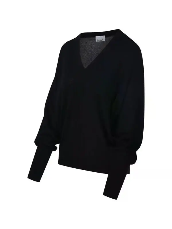 NUDE V-neck Long-cuff Sweater