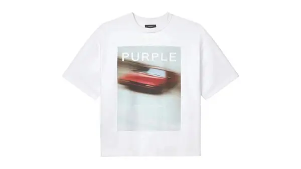 PURPLE BRAND Hwt Textured Jersey Short Sleeve Tee Shirt