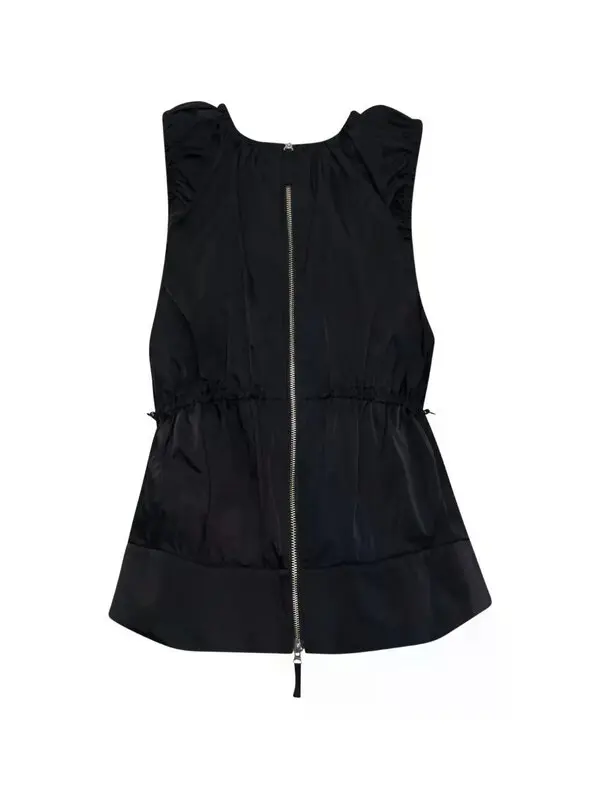 ENFOLD Gathered Sleeveless Top