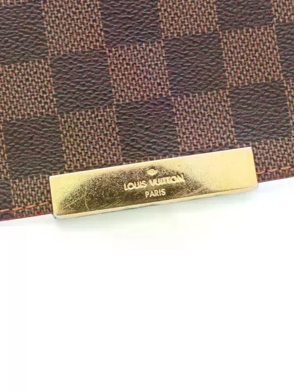 LOUIS VUITTON Favorite Damier Ebene Clutch Bag - Brown