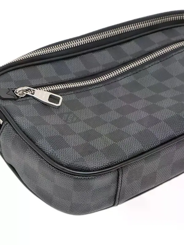 LOUIS VUITTON 2016 Damier Graphite Ambler Belt Bag