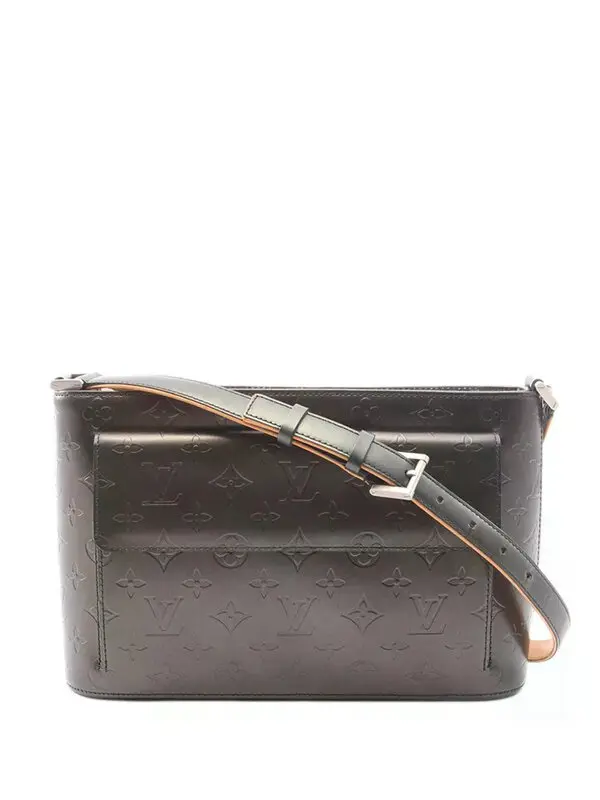 LOUIS VUITTON Monogram Mat Alston Shoulder Bag