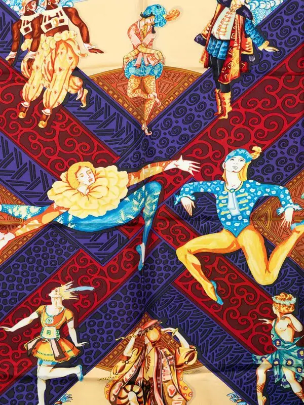 Hermès 1990-2010 Les Ballets Russes Silk Scarf 90 Scarves