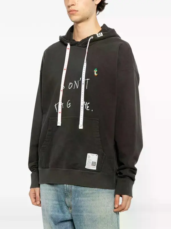 Mihara Yasuhiro Tape-measure Drawstring Hoodie