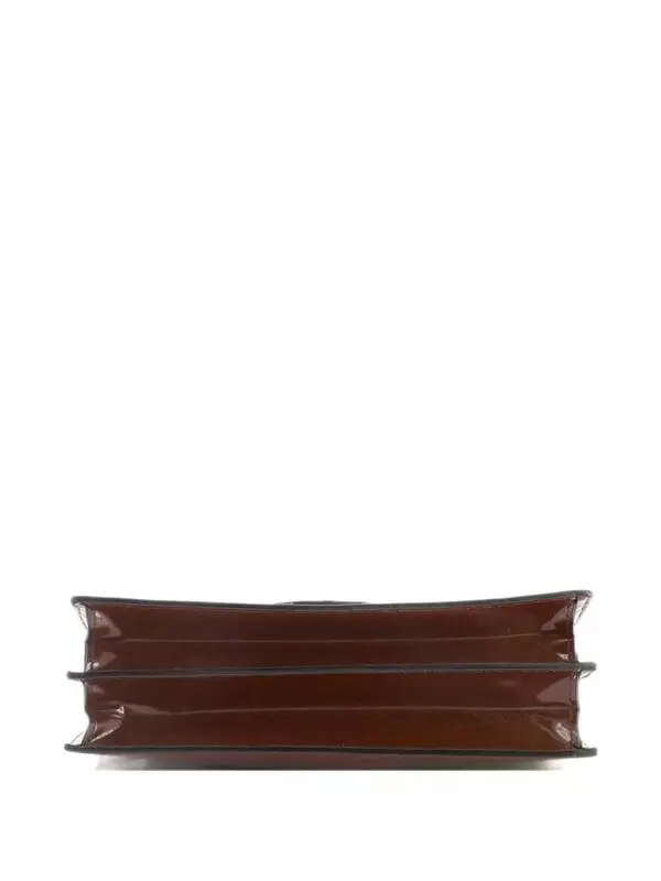 Celine Pocket Envelope Patent Medium Shoulder Bag