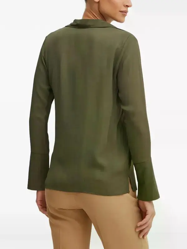 SILVIAN HEACH V-neck Collared Top