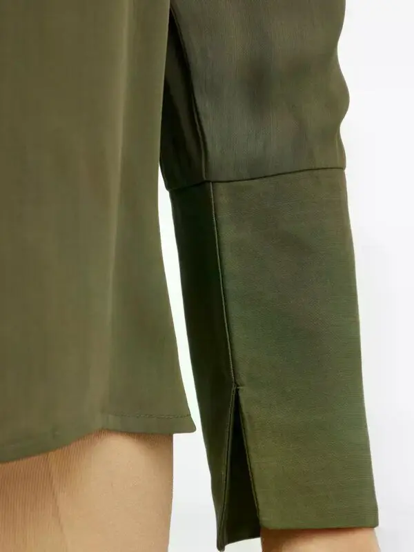 SILVIAN HEACH V-neck Collared Top