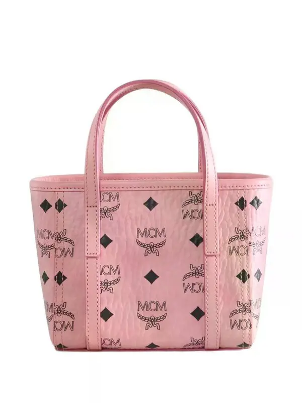 Mcm X-mini Toni Monogram-print Crossbody Bag - Pink