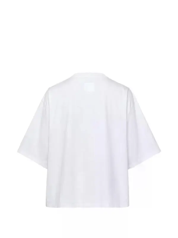 DOUBLET I Love Marge Dursley Print Asymmetric T-shirt