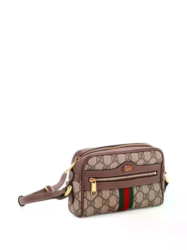 Gucci Ophidia Shoulder Bag Gg Coated Canvas Mini Crossbody Bag
