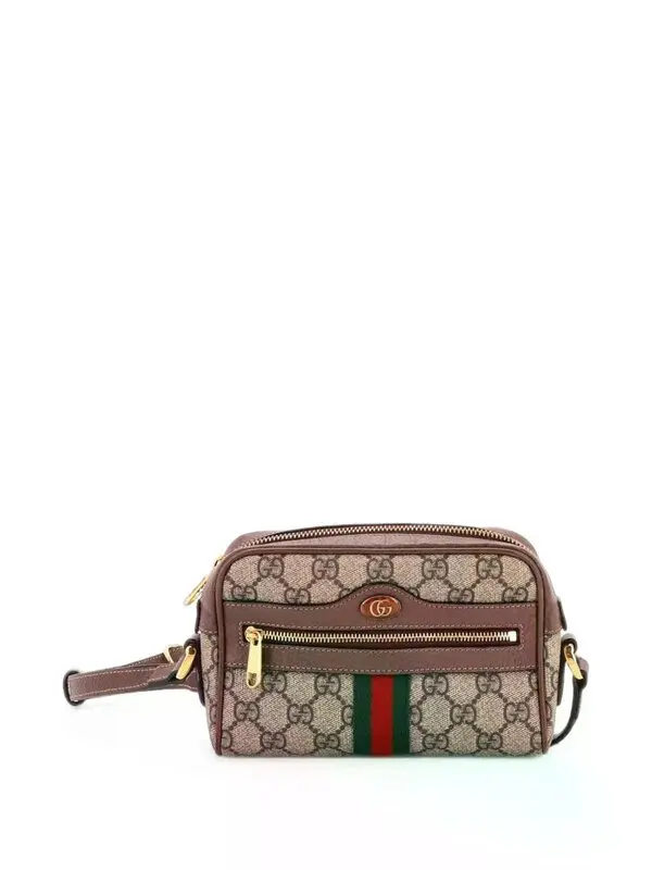 Gucci Ophidia Shoulder Bag Gg Coated Canvas Mini Crossbody Bag