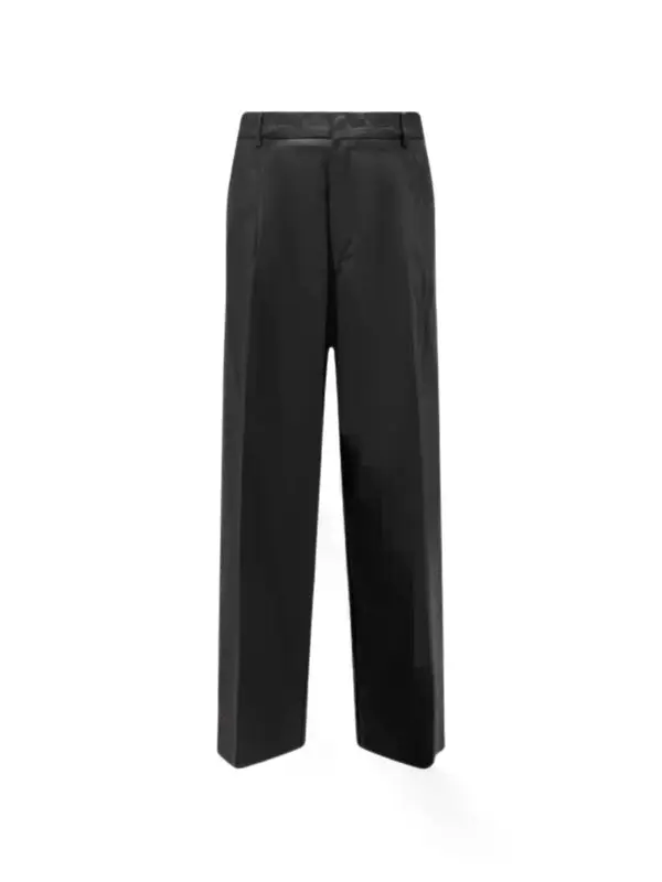 AMARANTO Pressed-crease Tailored Trousers