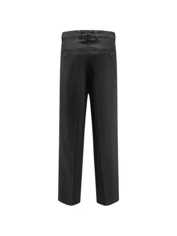 AMARANTO Pressed-crease Tailored Trousers