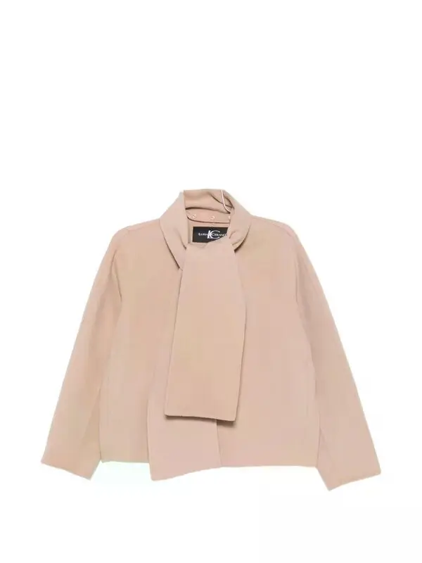 LUISA CERANO Scarf-detail Wool Jacket