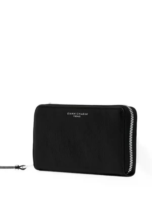 GIANNI CHIARINI Logo-print Leather Wallet