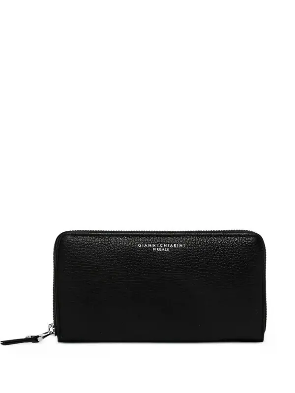 GIANNI CHIARINI Logo-print Leather Wallet - Black