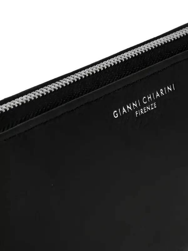 GIANNI CHIARINI Logo-print Leather Wallet