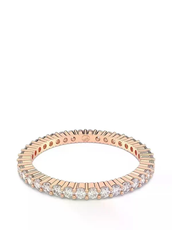 SWAROVSKI Matrix Vittore Crystal-embellished Eternity Ring - Pink
