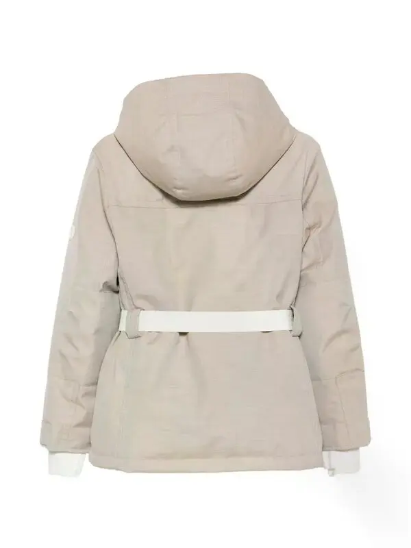 YVES SALOMON Belted Hooded Coat