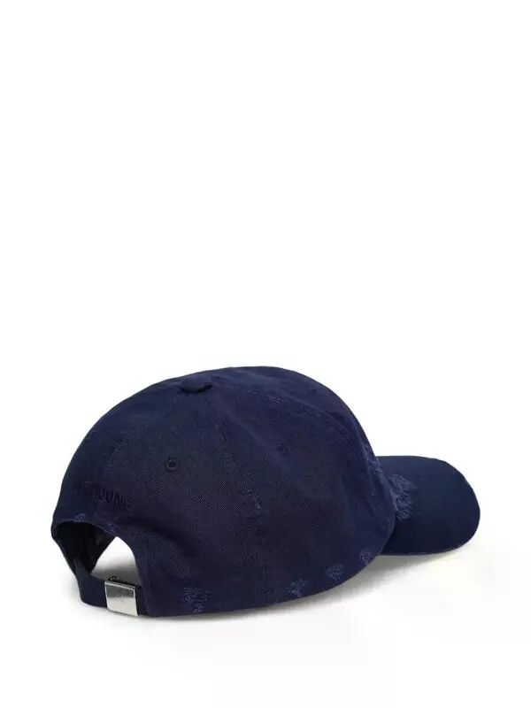 We11Done Heart Teddy Distressed Baseball Cap