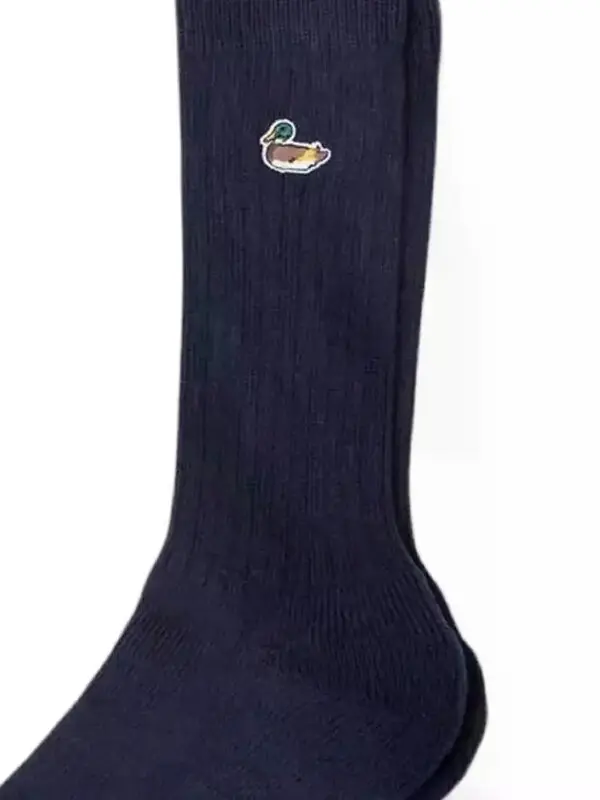 DEAN EDMONDS Duck Ribbed Socks - Blue