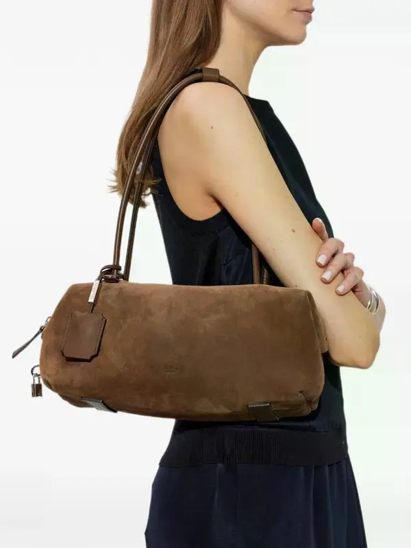 Max Mara Suede Leather Shoulder Bag