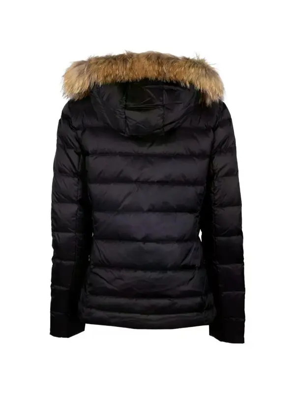 BLAUER. Fur-trim Hooded Puffer Jacket