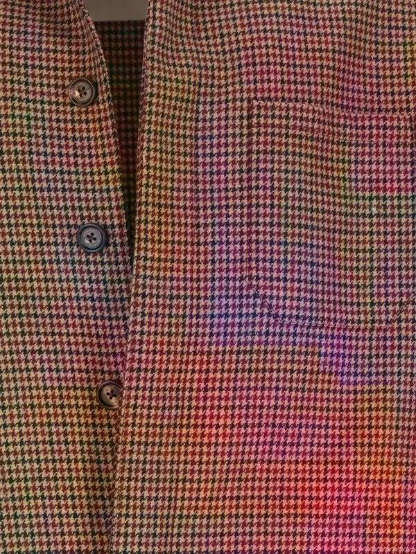 Eleventy Houndstooth-pattern Shirt Jacket