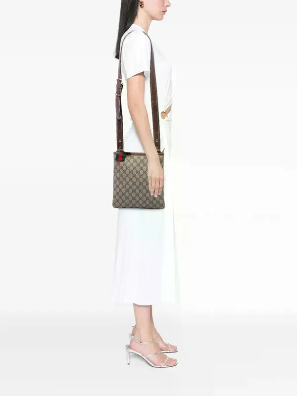 Gucci 2016-2026 Gg Supreme Web Crossbody Bag