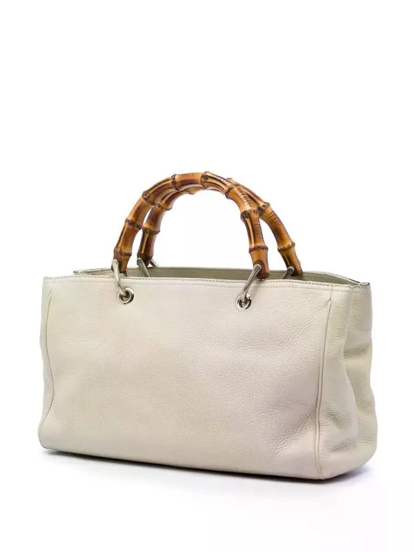 Gucci 2016-2026 Medium Calfskin Bamboo Shopper Satchel