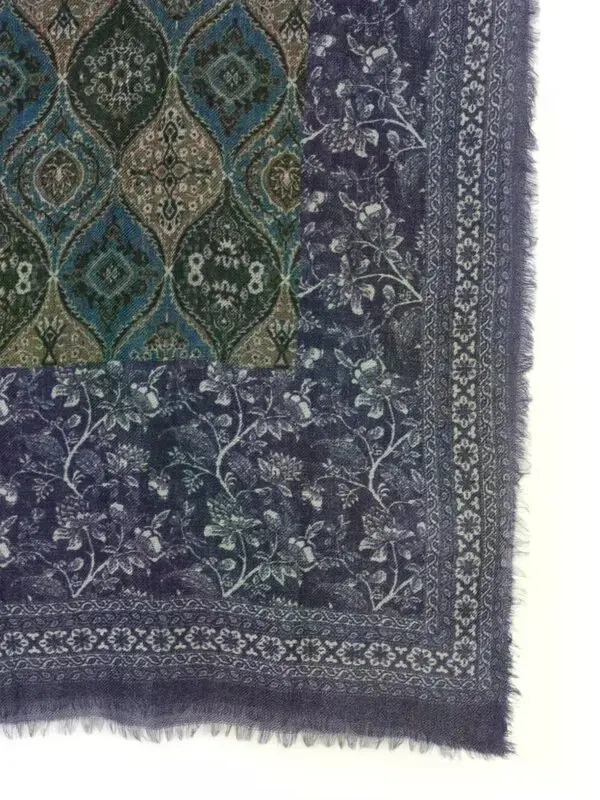 SGOMBERO CANTINE Paisley-print Floral-print Scarf